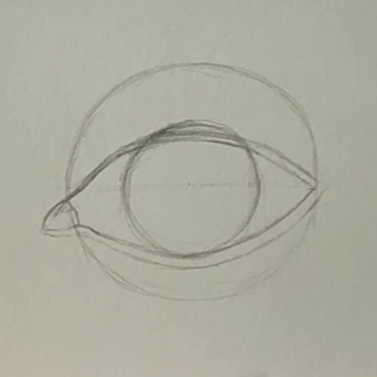 How to draw eyes (Front view) ? | LOV4ARTS | learn art